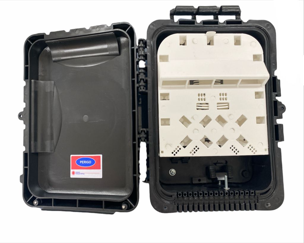 CTO CAIXA DE TERMINACAO OPTICA FTTH 1X16 BOM PLASTI HOMOLOGADA ...