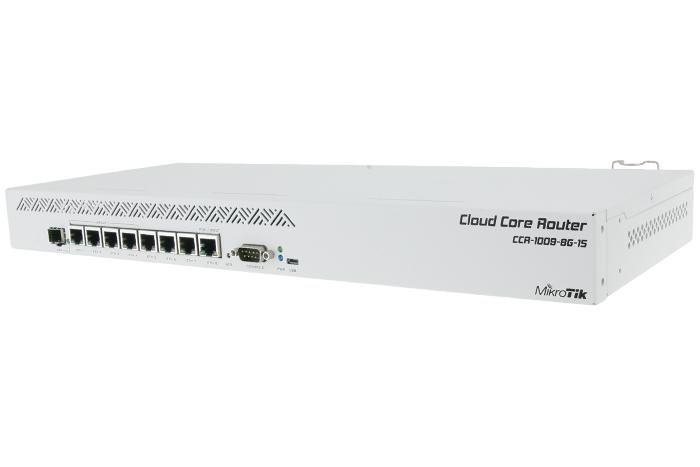 MIKROTIK ROUTERBOARD/CLOUD CORE ROUTER CCR1009 8G 1S - BaixadaNet Telecom