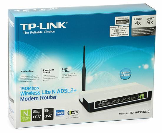 MODEM ADSL2 ROUTER+WIRELESS TP-LINK TD-W8950N - BaixadaNet Telecom