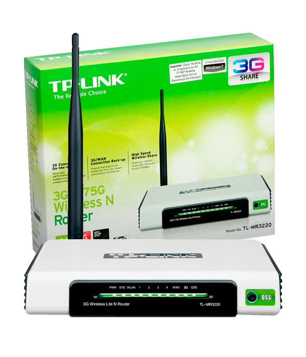 ROTEADOR TP-LINK TL-MR3220 3G WIRELESS N - BaixadaNet Telecom