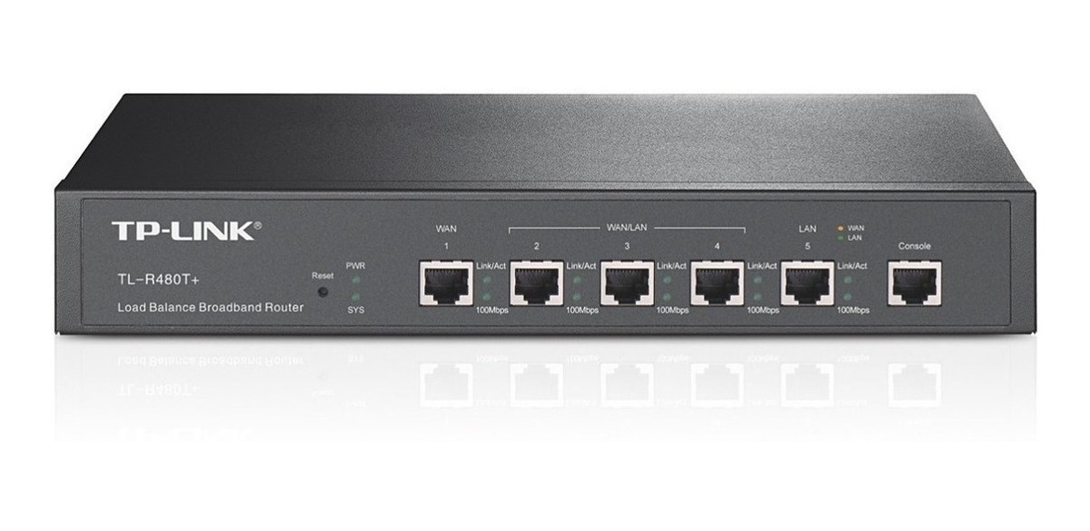 ROUTER LOAD BALANCE TP-LINK TL-R480T+ 266MHZ - BaixadaNet Telecom